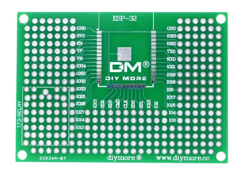 50x70mm нулевка для Esp8266 Wifi Esp 12f Esp 12e Esp32 Esp32s Из личного Diy Ардуино Stm32